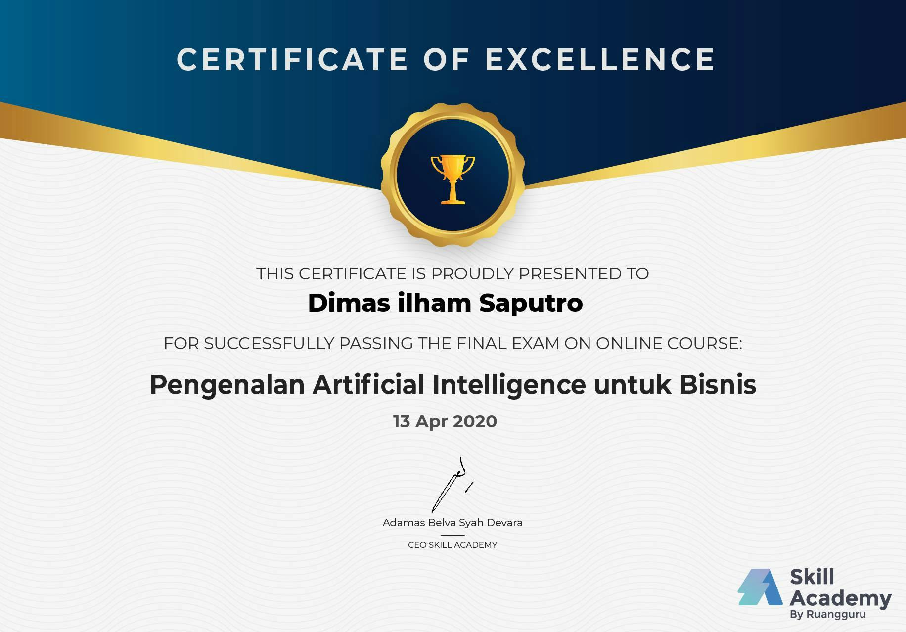 Dimas Ilham Saputro - AI Engineer | LinkedIn